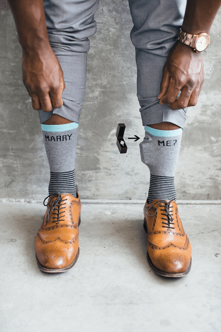 Shop Box Sock | Hide Engagement Ring in Sock Pocket + Thin Ring Box – TBS